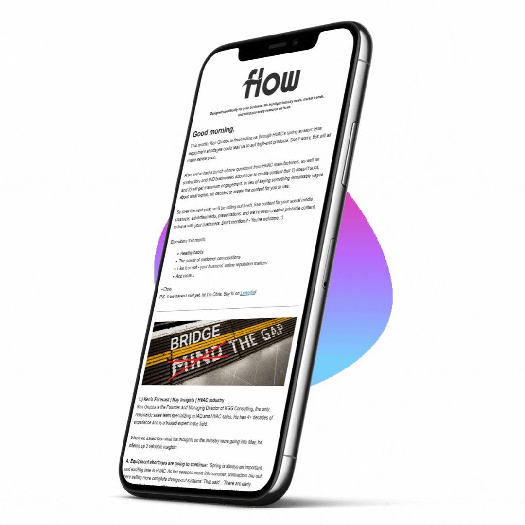 Best HVAC Newsletter ― Flow from KGG